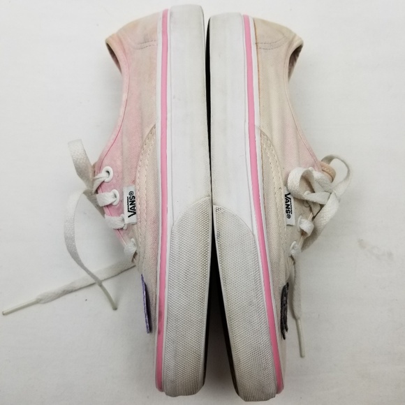 Vans | Shoes | Patch Pink And White Ombre Low Top Vans | Poshmark